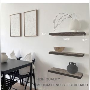 Other | Shelves 24 Inches Long Wall Shelf 24 X 9 Inch Set | Poshmark